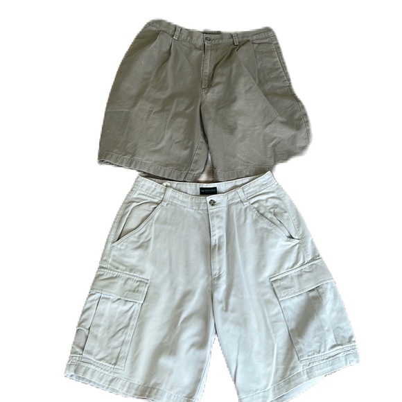 Dockers | Shorts | Mens Dockers Shorts Khaki Cargo Dark Tan And Beige ...